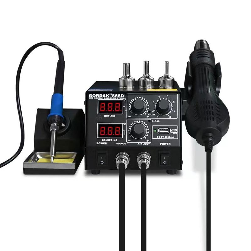 GORDAK 868D+ Dual Function Soldering and Rework Station